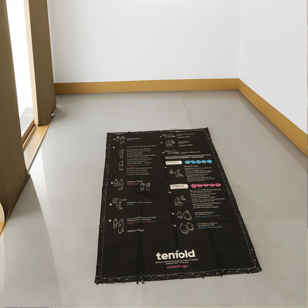 Guided Prayer rug (My Prayer mat | By Tenfold - Modesty Collection