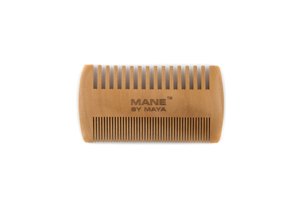 Mane by Maya | Wooden Beard Comb - Modesty Collection