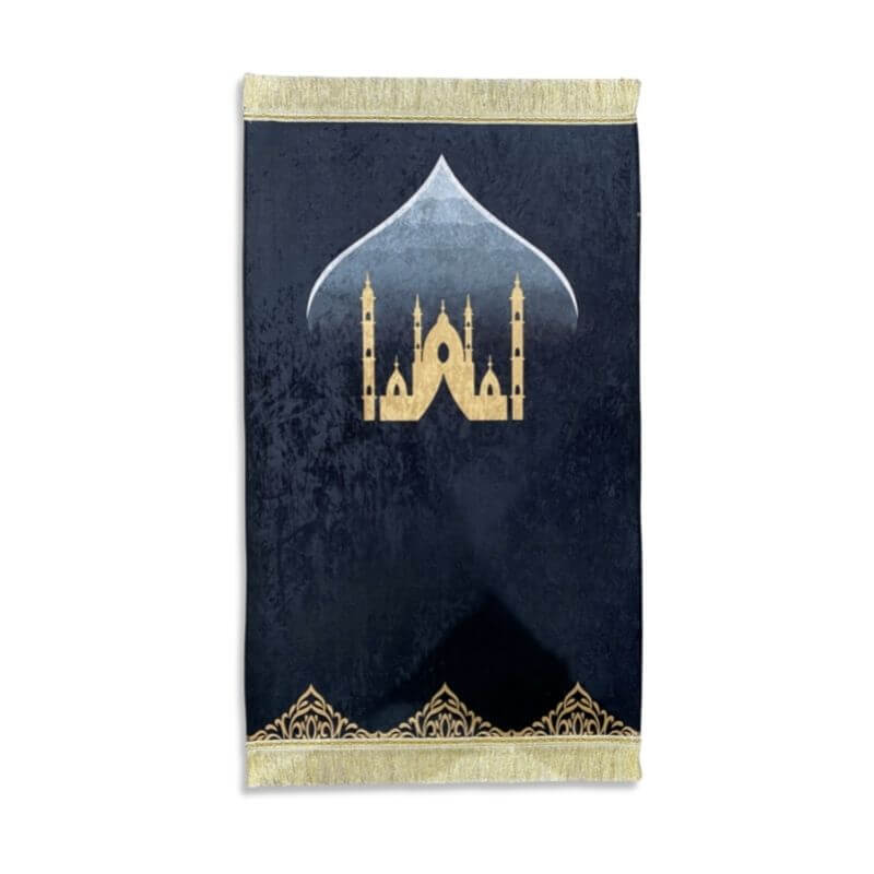 Prayer Mat - Mosque (Black) - Modesty Collection