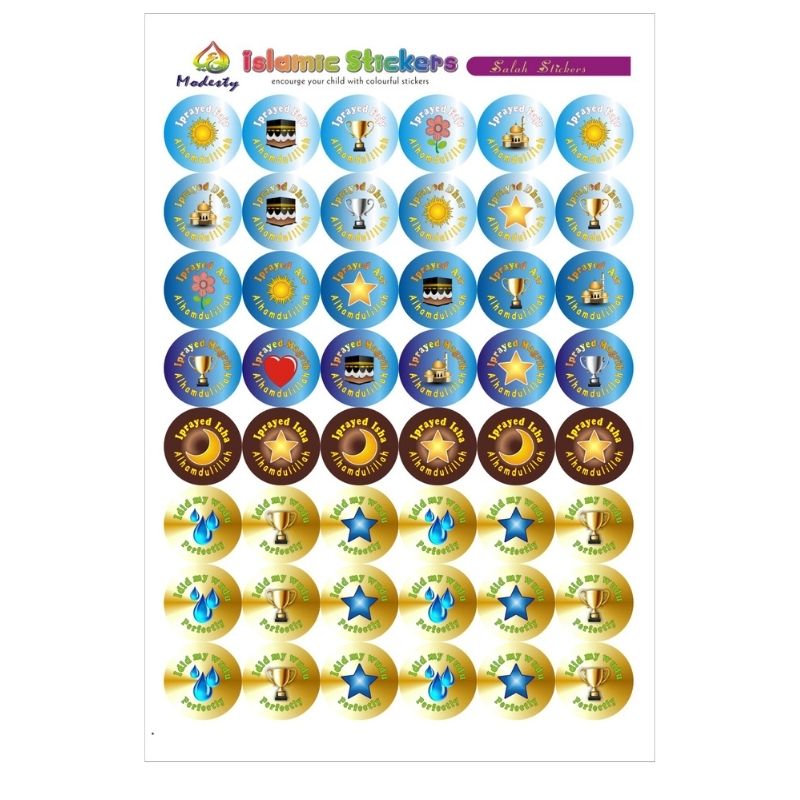 Salah Stickers - Modesty Collection